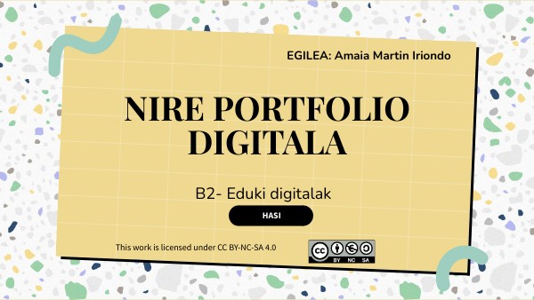 Portfolio Digitala B2-Amaia Martin | Genially
