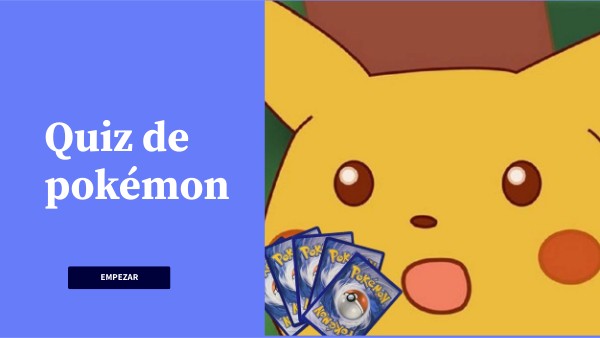 Quiz pokémon