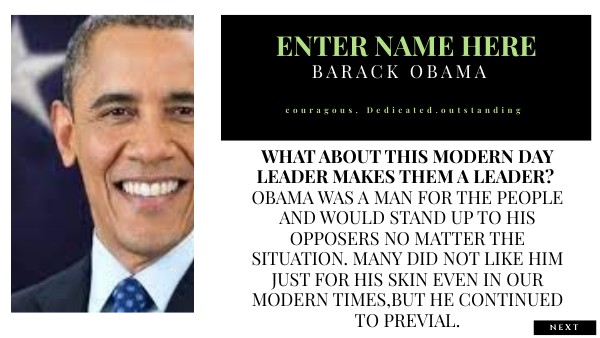 Demoria, Leader assignment