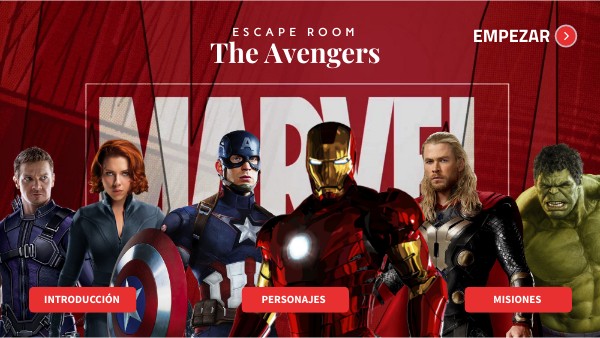 ESCAPE ROOM Marvel | Genially