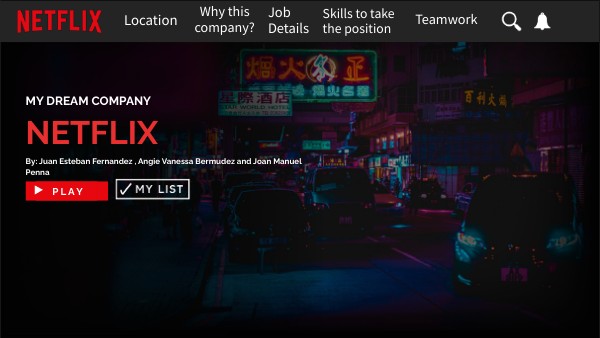 MY DREAM COMPANY: NETFLIX