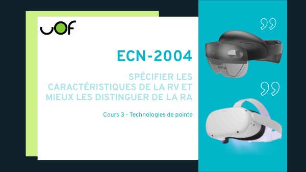 ECN 2004 - Technologies de pointe (Cours #3) | Genially