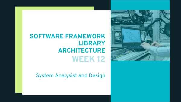 Software framework vs Library vs Architecture