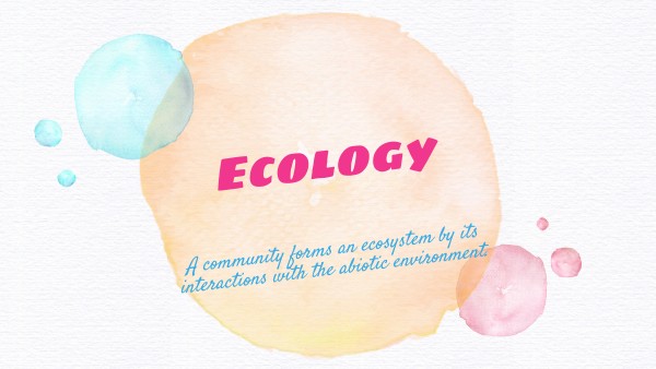 7-ECOLOGY | Genially