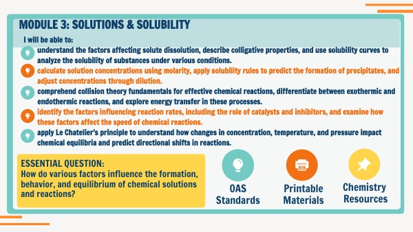 Chem B: Module 3 Landing