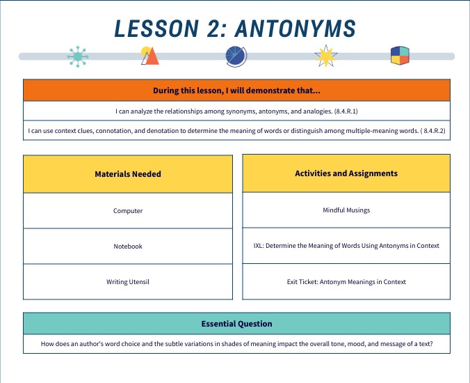 Copy - Lesson Landing Page Template | Genially