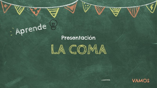 TRABAJAR CON LA COMA | Genially