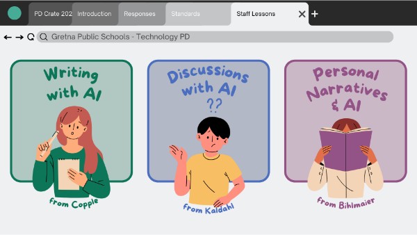 Teaching With AI - English Department | Genially