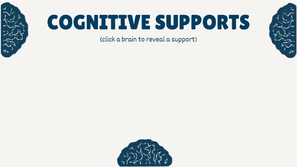 Cognitive Supports - "Access-able"