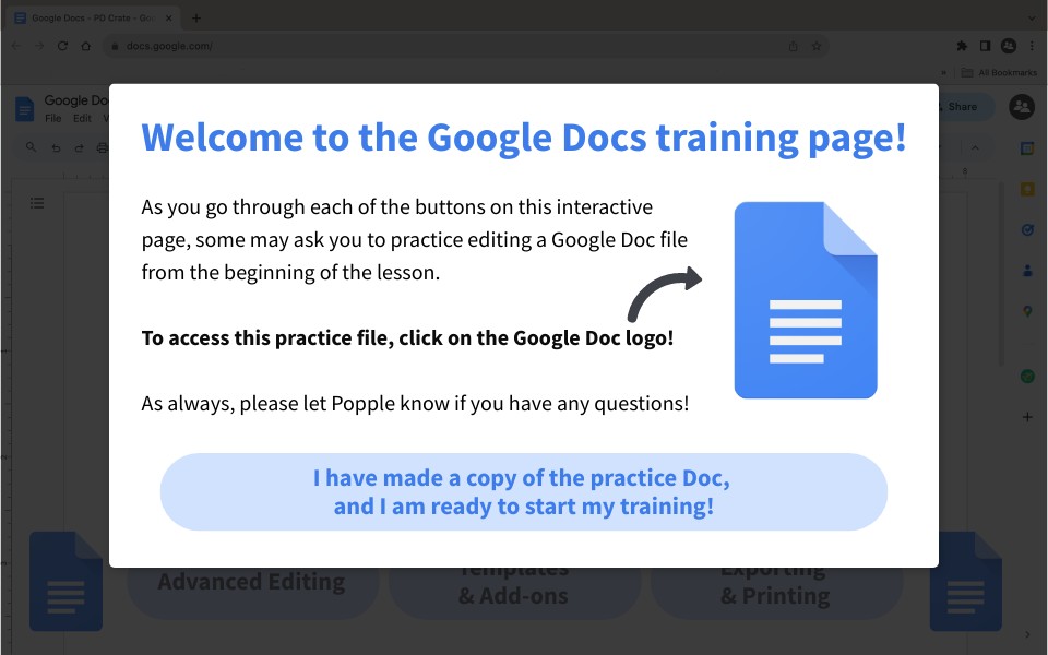 Google Docs - Training