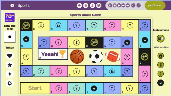 SPORTS - BOARD GAME @metodoyellowfox | Genially