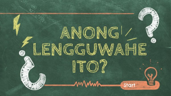 Anong Lengguwahe ito?