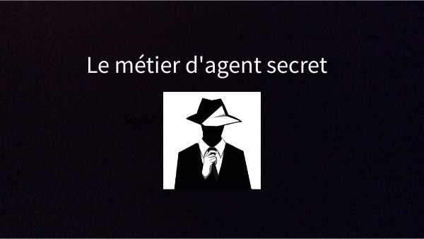 agent secret | Genially