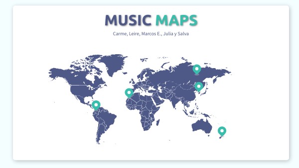 MUSIC MAPS | Genially