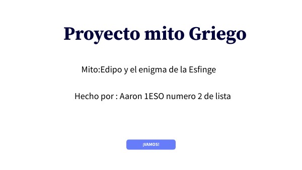 PRESENTACIÓN MITO GRIGO AARON 1ESOA NUMERO DE LISTA 2
