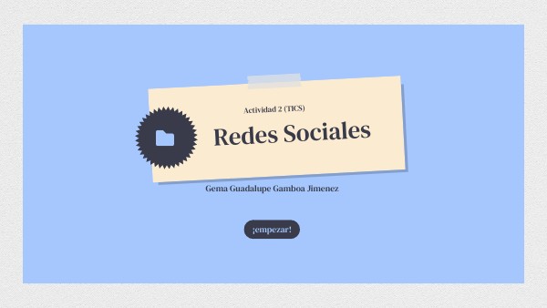 Redes Sociales | Genially
