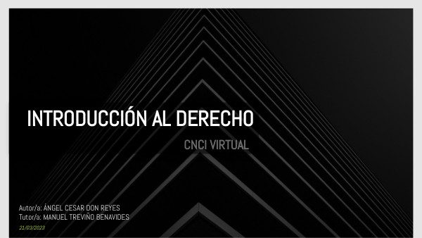 INTRO DERECHO PROYECTO MODULAR