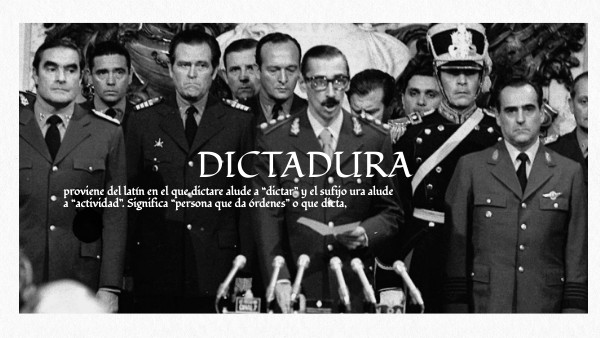 DICTADURA