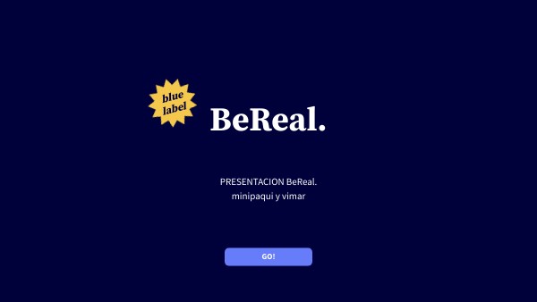 Bereal PRESENTATION | Genially