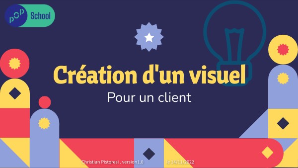 Création d'un visuel