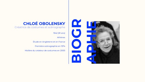 Chloé Obolensky | Genially