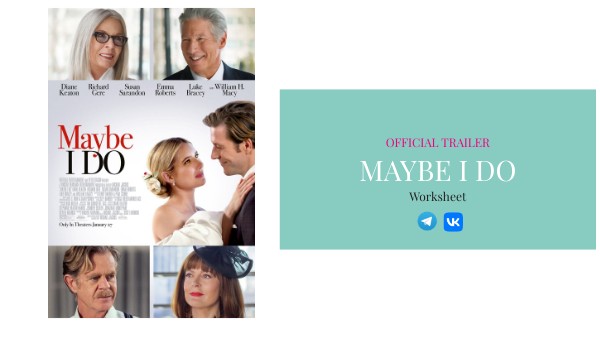 Maybe I do / Official Trailer/ Worksheet | Genially