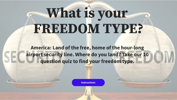 What is your FREEDOM TYPE?