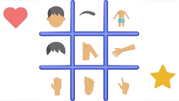 Body_Tic Tac Toe | Genially