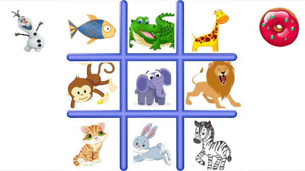 animalsTic Tac Toe | Genially