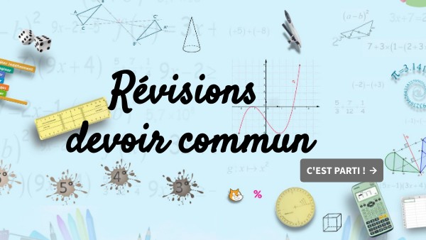 Révisions Devoir commun | Genially