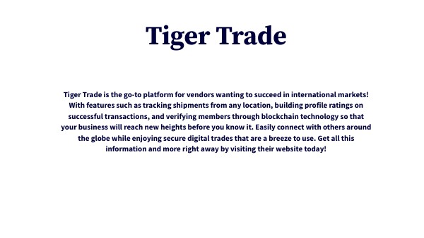 Tiger Trade