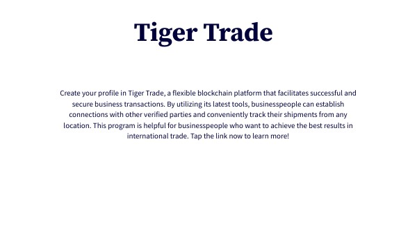 Tiger Trade