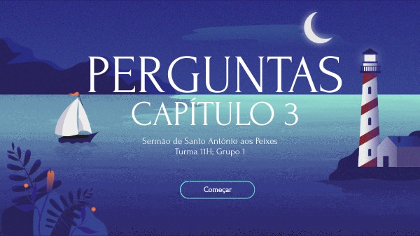 Perguntas do Capítulo 3 | Genially