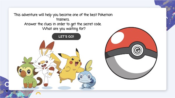 Pokémon Escape Room | Genially