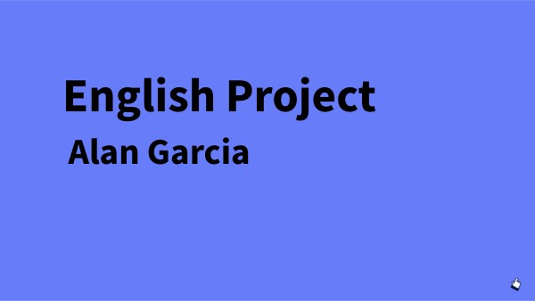 English 1 Project