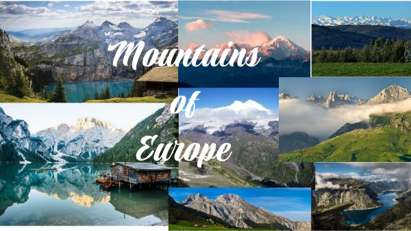 Mountains in Europe | Genially
