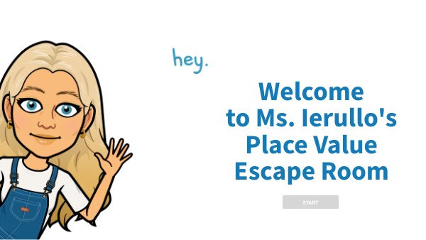 Place Value Escape Room | Genially