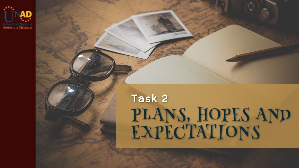 Task 2 - Plans, Hopes and Expectations | Genially