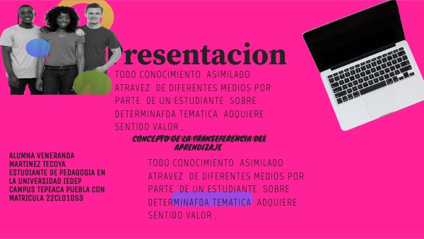 PRESENTACION APRENDIZAJE VENE MARTINEZ TECOYA | Genially