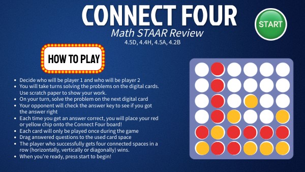 STAAR Review - CONNECT FOUR | Genially