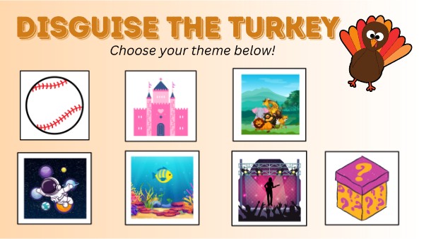 Disguise the Turkey! | Genially