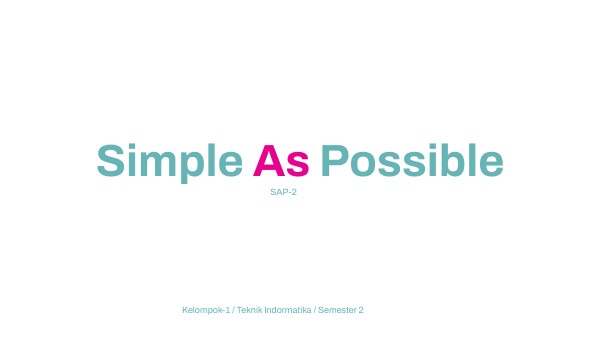 PRESENTASI SAP-2 | Genially