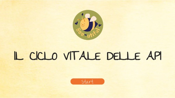 il ciclo vitale delle api