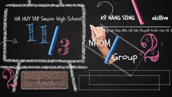 CHALK & BLACKBOARD PRESENTATION