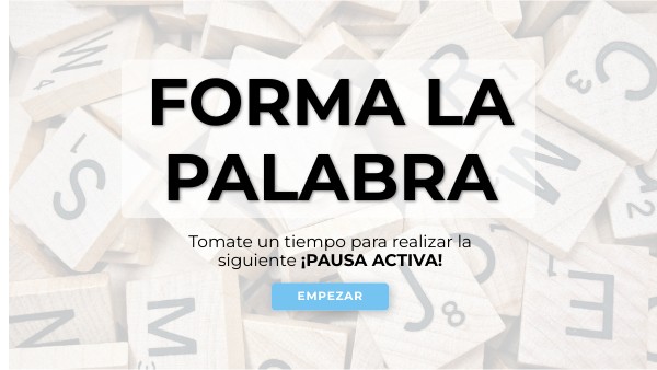 Ordena las palabras | Genially