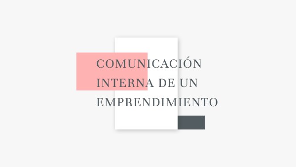 comunicación interna | Genially