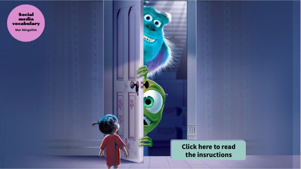 Monsters INC - Social media vocabulary | Genially
