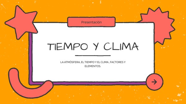 TIEMPO Y CLIMA | Genially