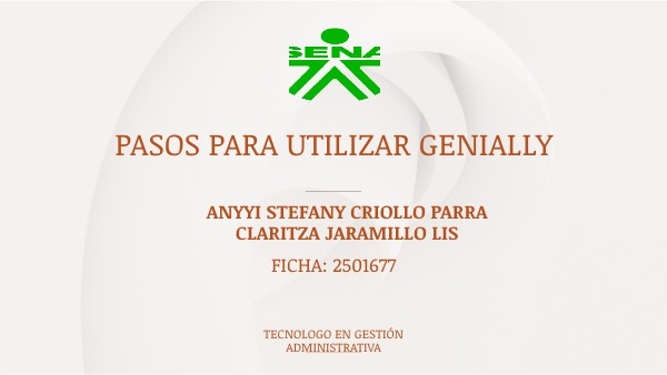 PRESENTACIÓN PASOS PARA GENIALLY | Genially