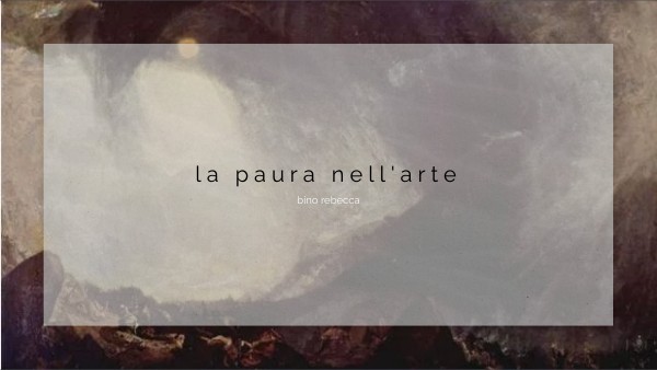 la paura nell'arte | Genially